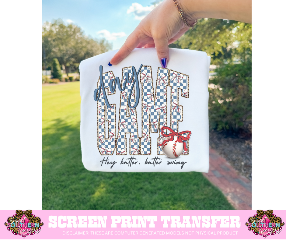 FULL COLOR SCREEN PRINT - GAME DAY – Sweet Southern Transfers LLC