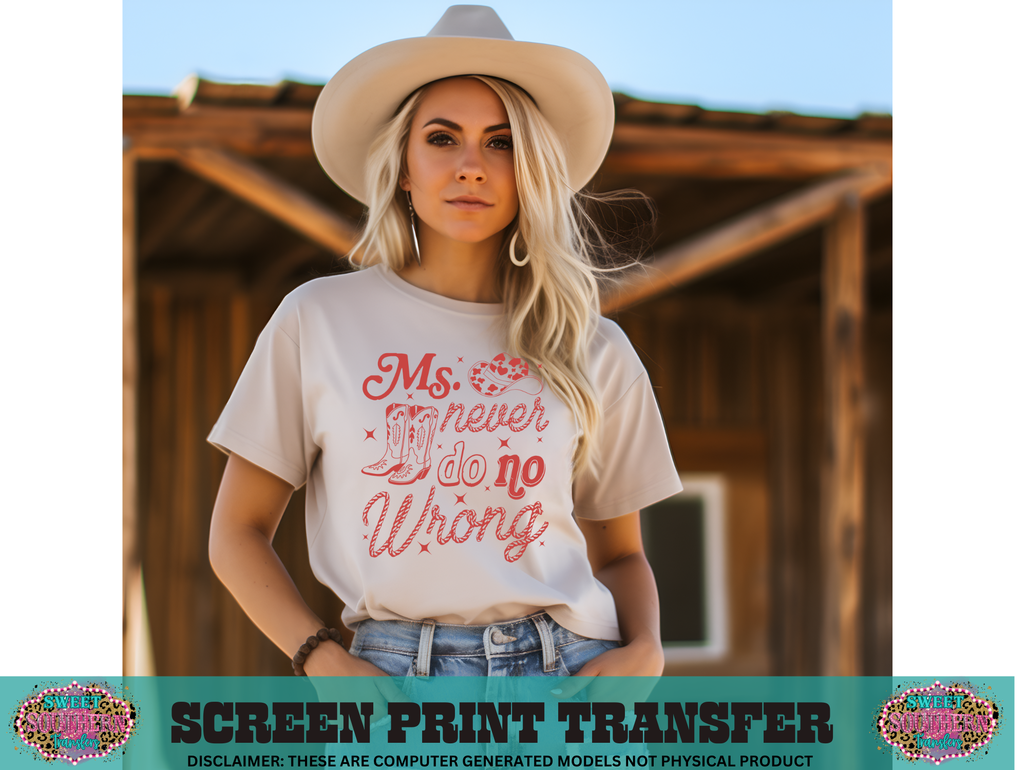 SINGLE COLOR SCREEN PRINT - MS. NEVER DO NO WRONG – Sweet Southern ...