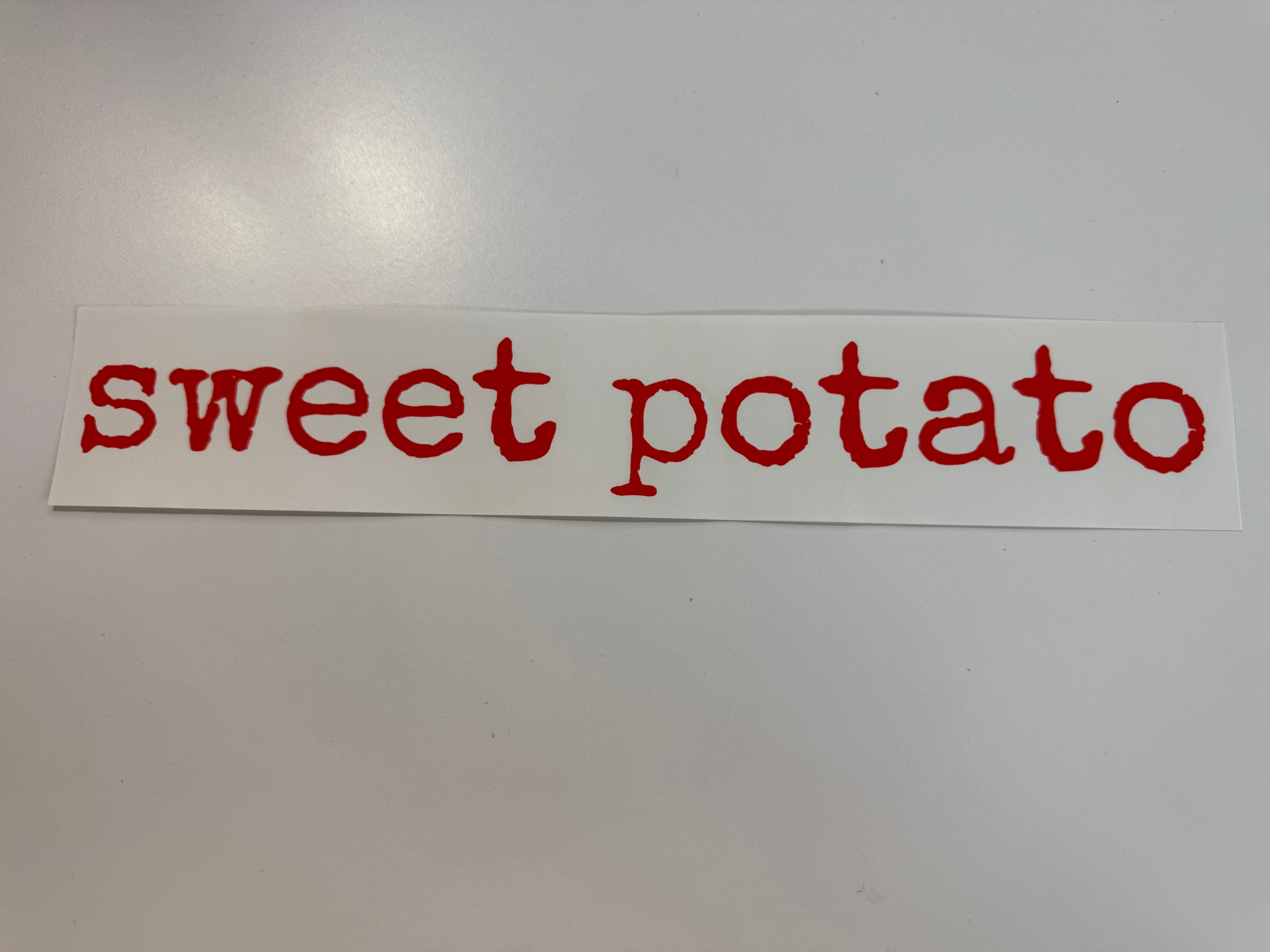 SINGLE COLOR SCREEN PRINT - SWEET POTATO (DARK ORANGE) – Sweet Southern ...